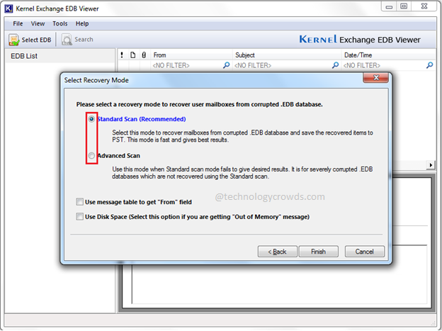 Free Data Recovery: Kernel Free EDB Viewer - .Net Core | MVC | HTML ...