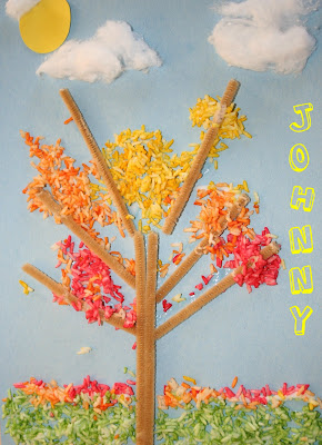 The Logan's: Rice Tree Craft