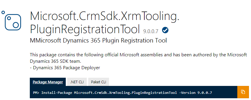 Gökhan Menteşe Blog: Dynamics 365 v9 - Plugin Registration Tool