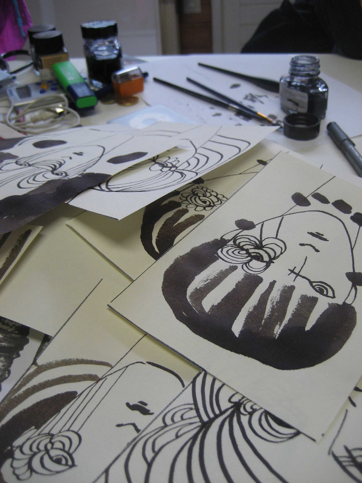 DIED: Mini Drawings...