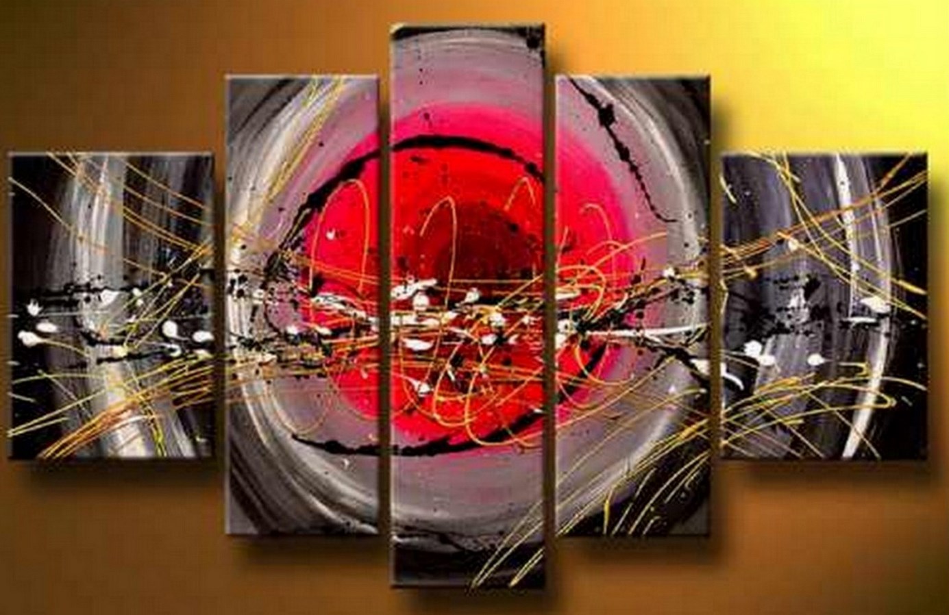 Historia y evolución de la pintura artística : Cuadros Abstractos Modernos