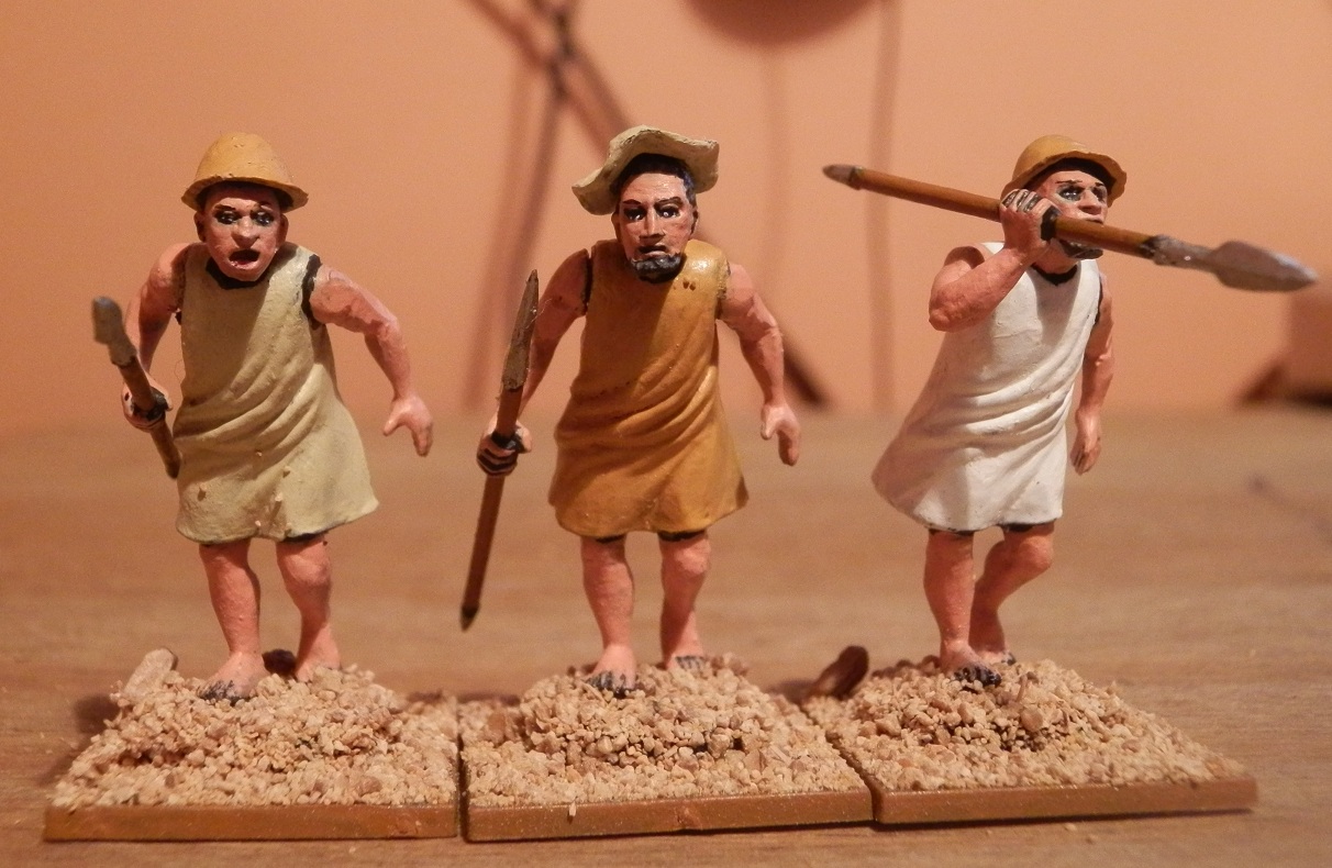 Revolutionaries: Hypaspists, Psiloi and Persians WIPs