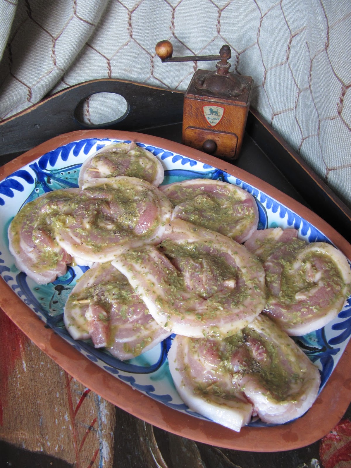 La cuisine d'ici et d'ISCA: Tranches de poitrine de porc grillées