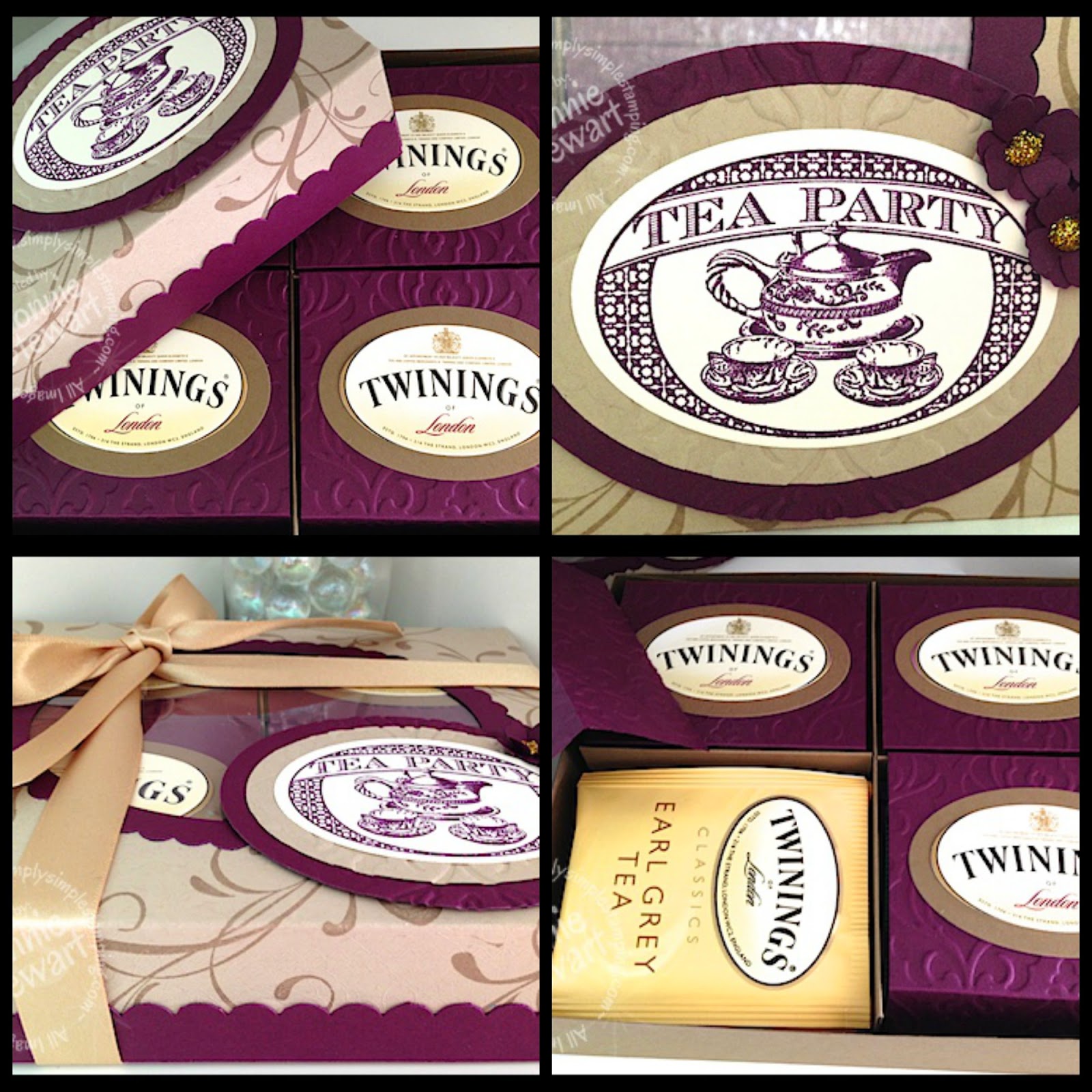 Gigi's Crafts: Paper Crafted Tea Box