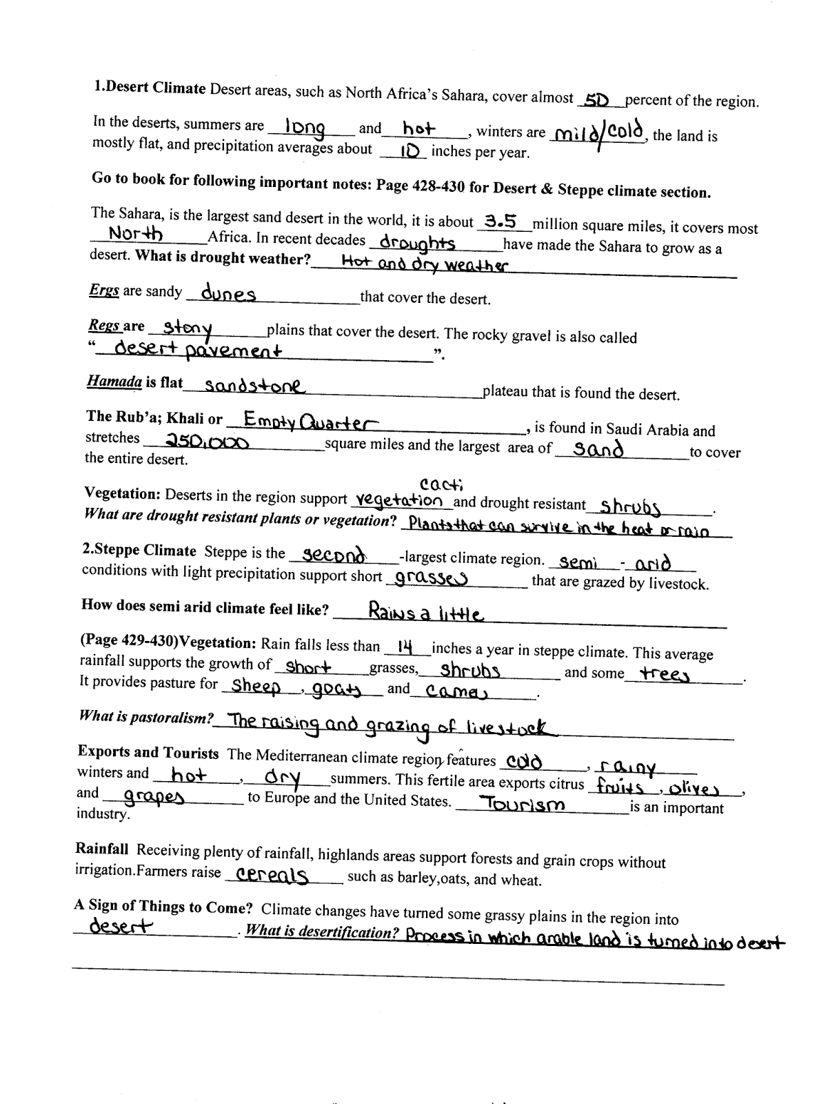 Mr. E's World Geography Page: Chapter 17 - The Physical Geography of ...