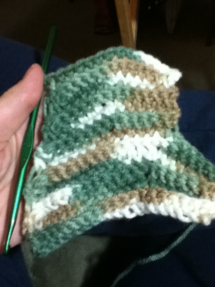 Crocheted Windmill Dishcloth