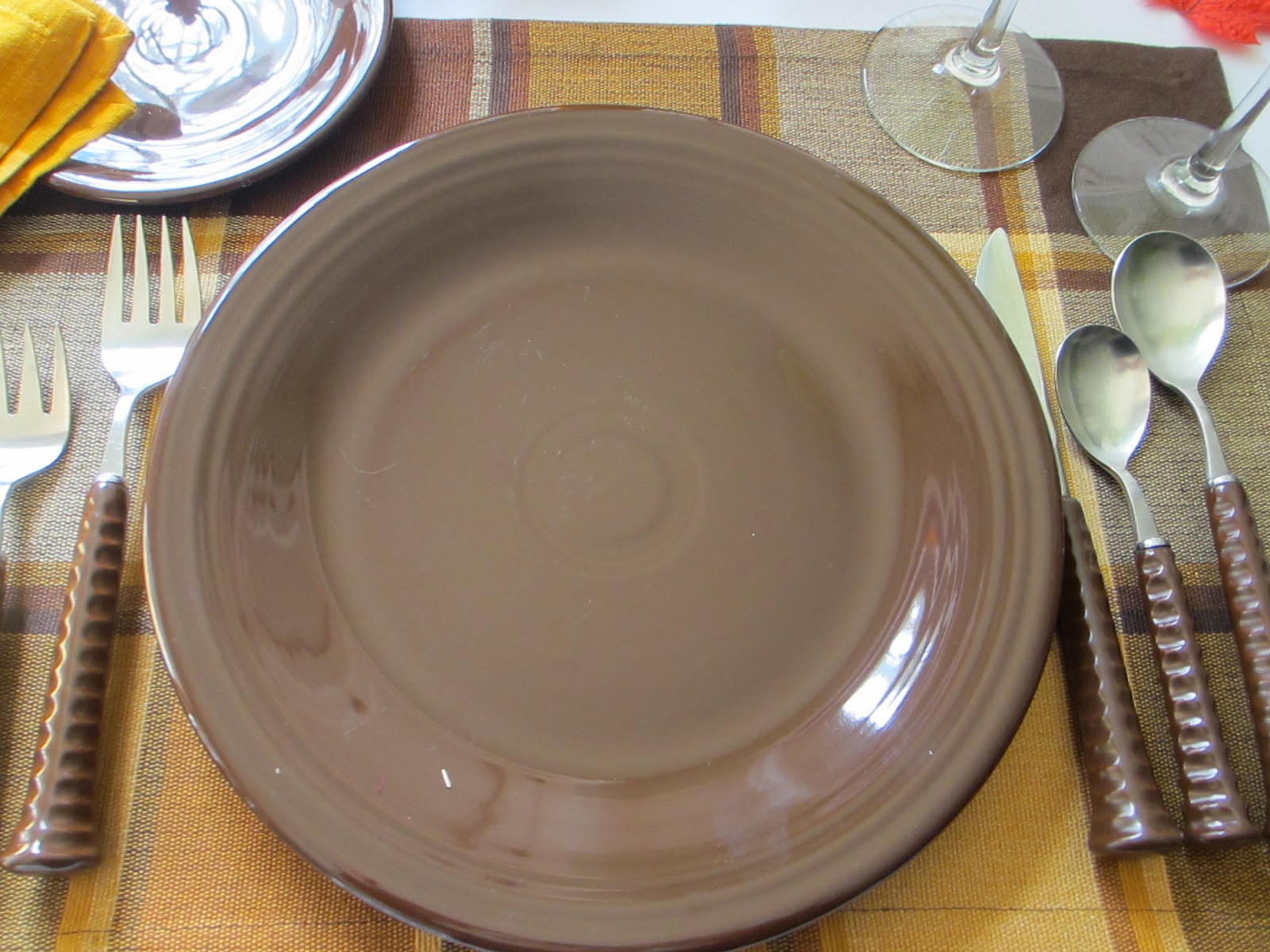 Table for One: Fall FiestaTablescape for One