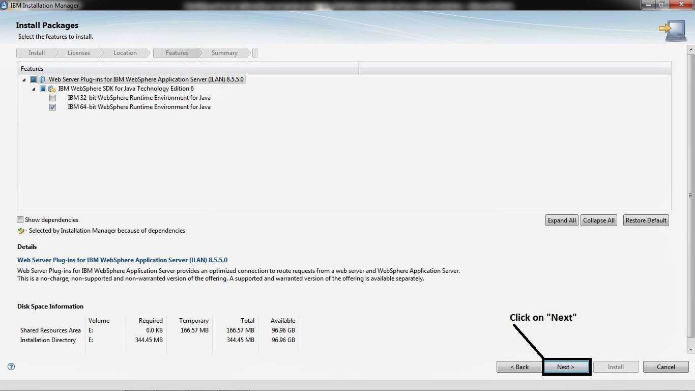 IBM WebSphere Application Server: install web server plugins for ibm ...