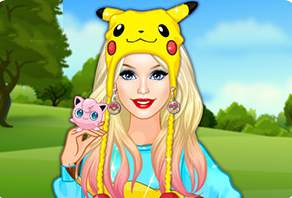 My Flash Game List: Barbie Pokemon Go Costumes (芭比的神奇宝贝装)