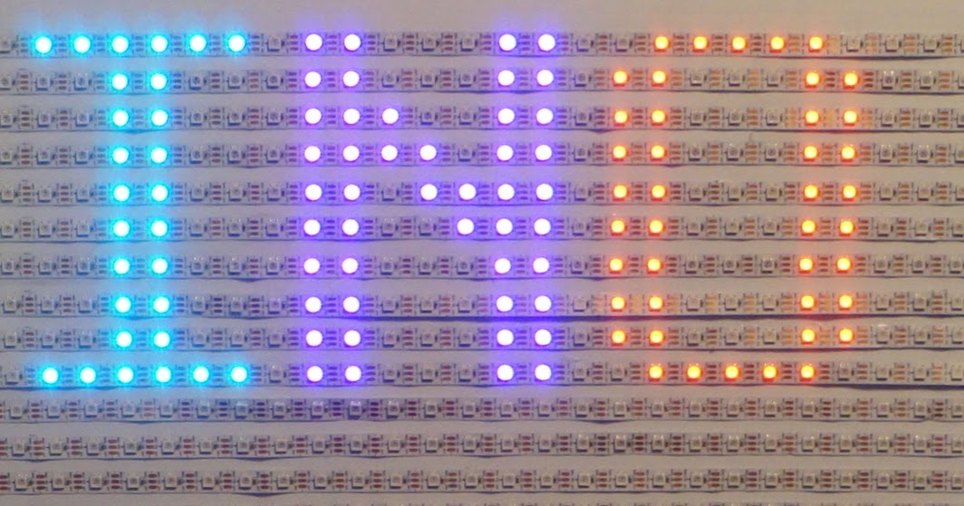 My Commentary And Technical Help Arduino Uno Running 12 Ws2812 Led Strips With A Bigger Font