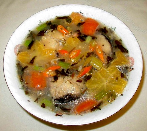 Salor machu trey plei spu . (Sweet,sour,spicy star fruit soup). - Khmer ...