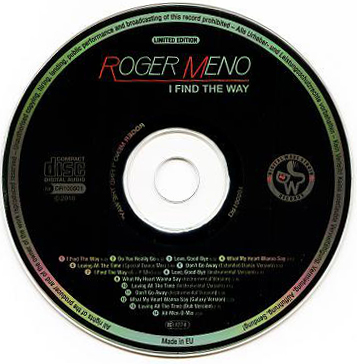 DWSRECORDS: ROGER MENO - I Find The Way [DR100501]