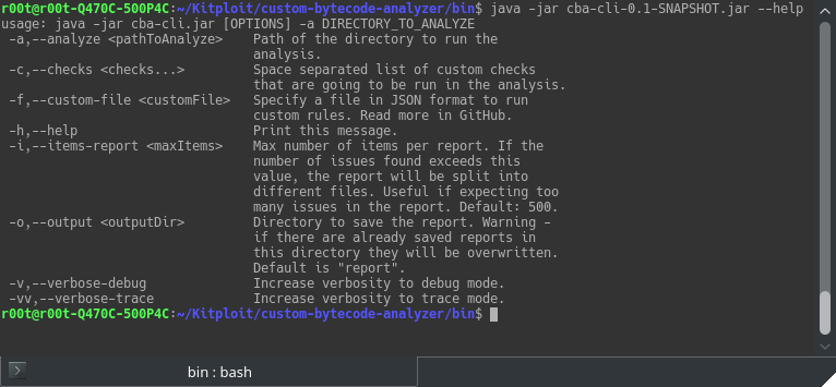Custom Bytecode Analyzer Java Bytecode Analyzer Customizable Via Json Rules