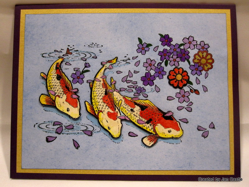 Creations by Patti: Koi Card