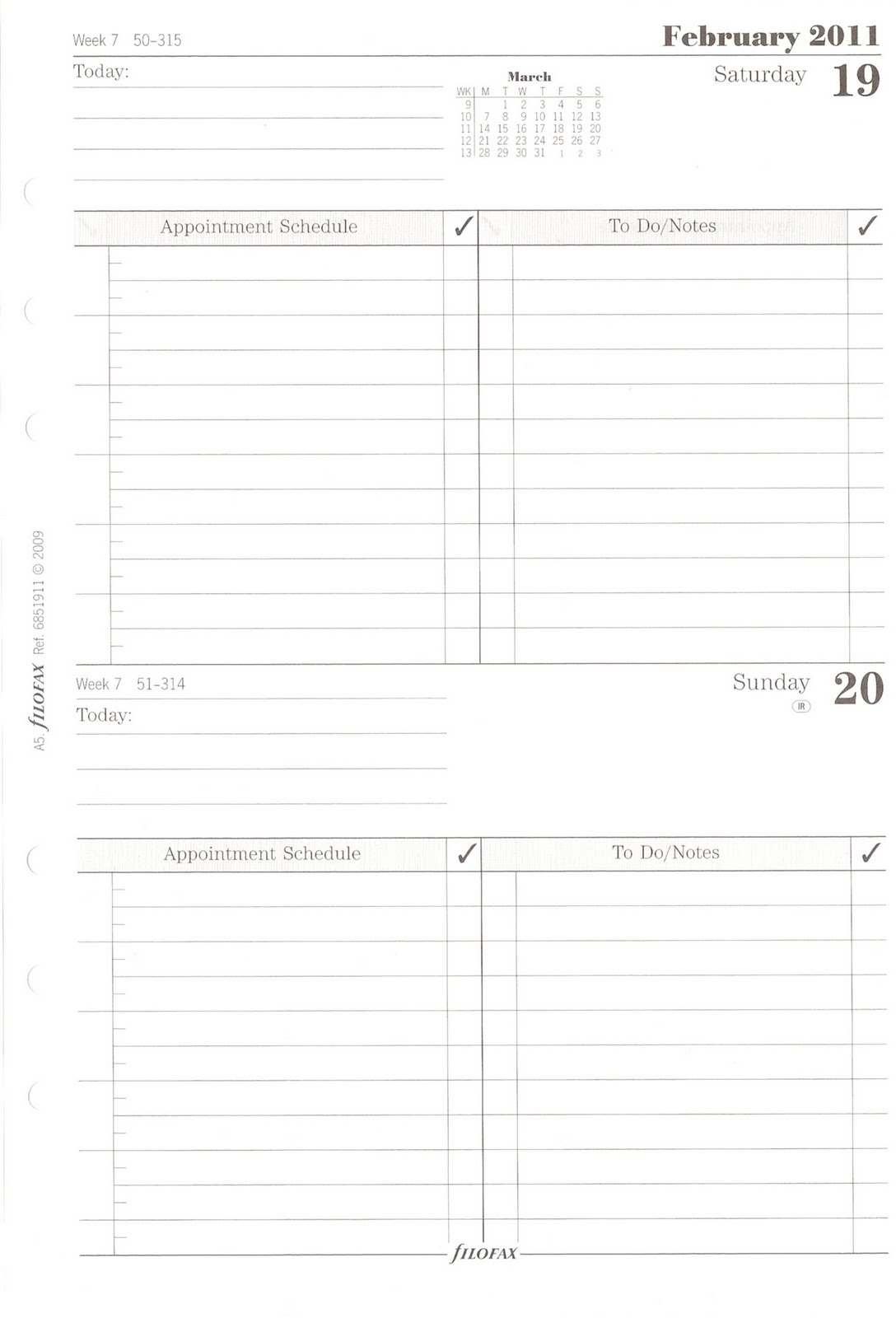 Philofaxy: A5 Day Per Page Business Style Diary