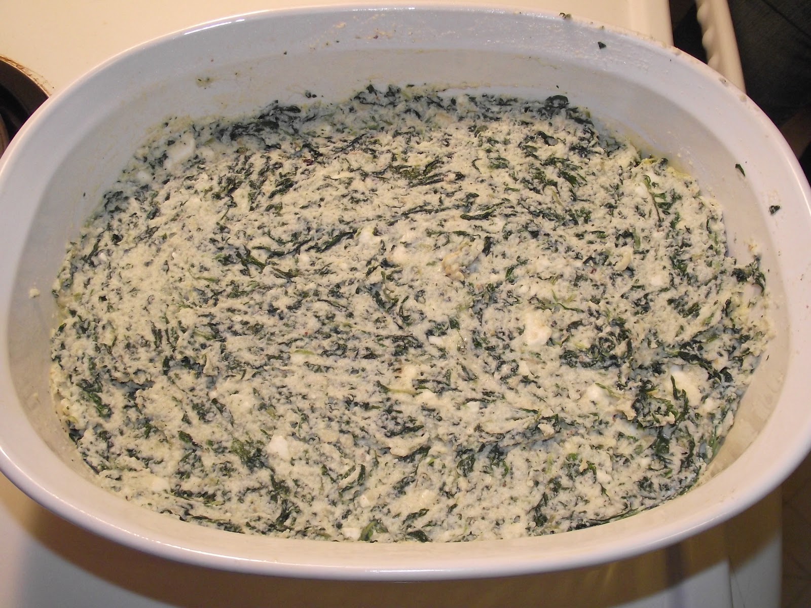 The Unabashed Kitchen Wench: Spinach and Feta Casserole