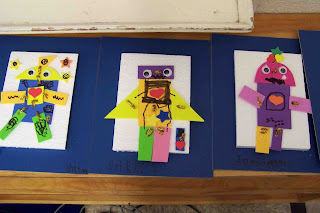 Create Art With Mrs. P!: Kindergarten 2D Shape Robots