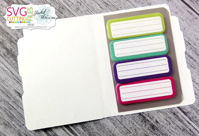 The Cricut Bug: Sticky Note File Folder