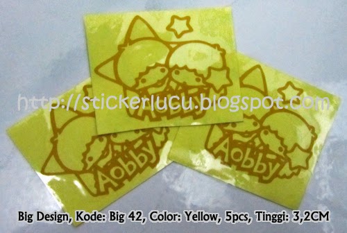 Contoh Cutting Sticker Big Design | Sticker Lucu