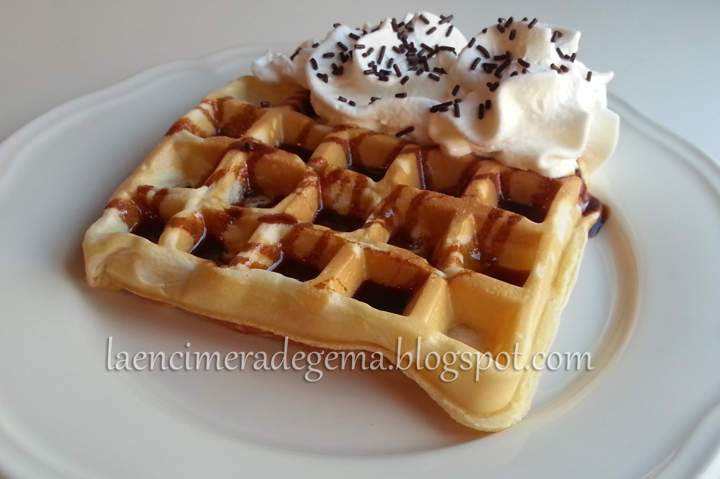 La encimera de Gema: Gofres belgas