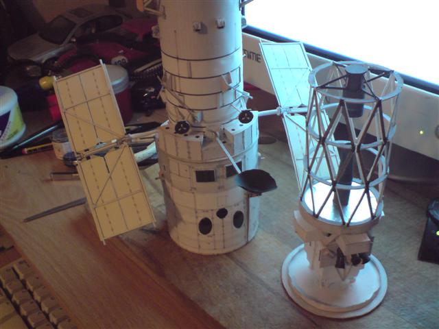 1:48 PaperCraft Hubble Space Telescope - Ready for Inspection - SF ...