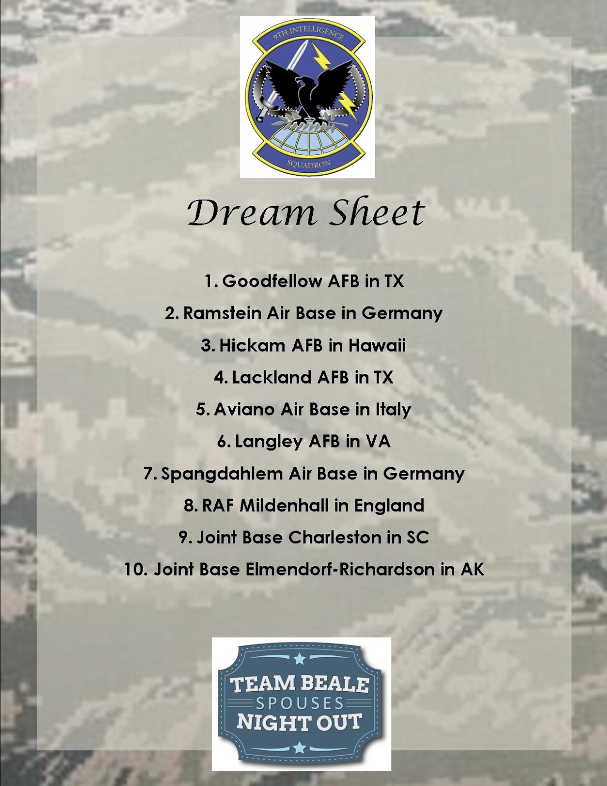 B.A. in Housewifery: Spouses Night Out 2016: Home is Where the Air ...