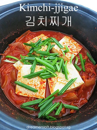 DreamersLoft: Kimchi Stew (Kimchi-jjigae 김치찌개) - AFF Korea Apr 2014