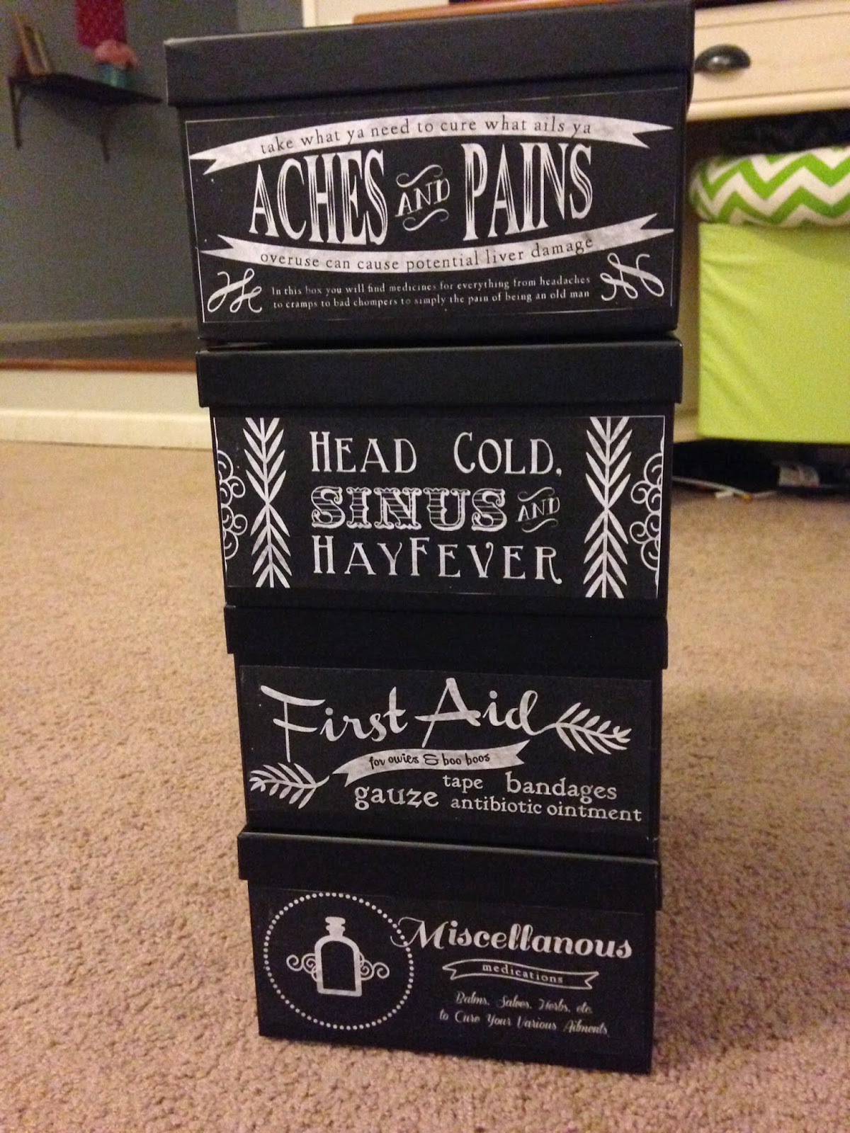 Working on My Forever: DIY Medicine Storage