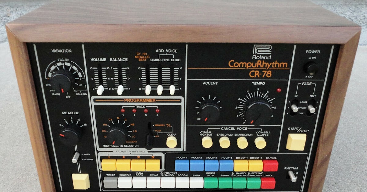 MATRIXSYNTH: Roland CR-78 CompuRhythm - Programmable Rhythm Machine