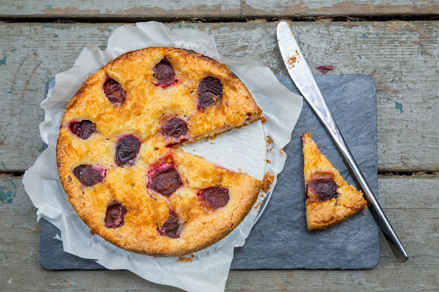 113 grams of butter: Italian Plum Cake, aka summer fruit cake