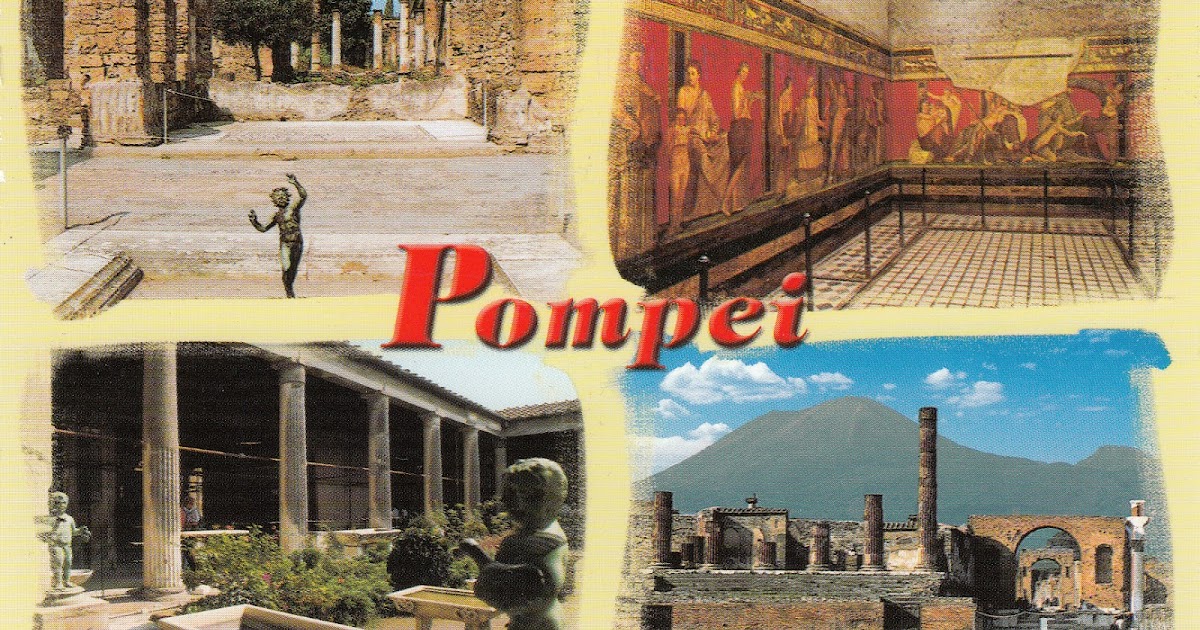 My postcard and stamp week: Italy: Pompeii