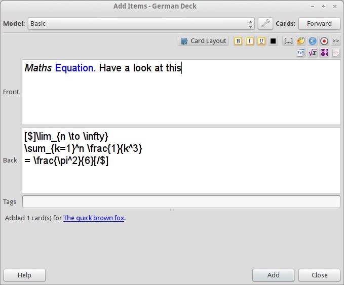 Tux Crazy!: Anki review : A very well-made flashcard program
