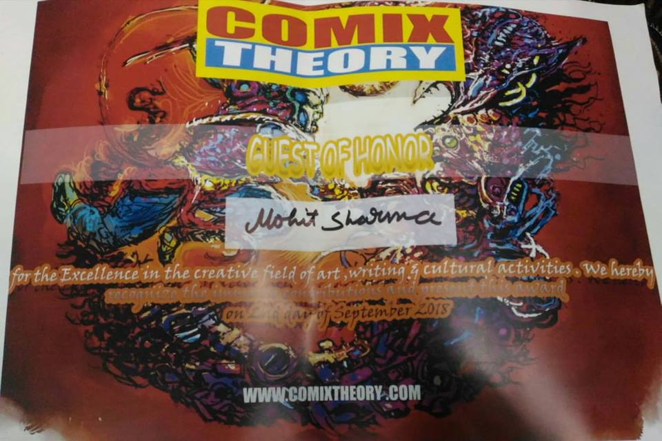 Mohitness {मोहितपन}: Book launch & Workshop Event - Comics Theory