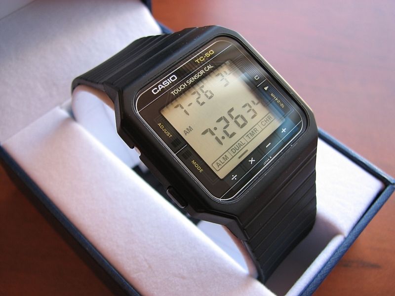 1983 CASIO touch sensor cal TC-50 | Casio vintage watch, Retro watches ...