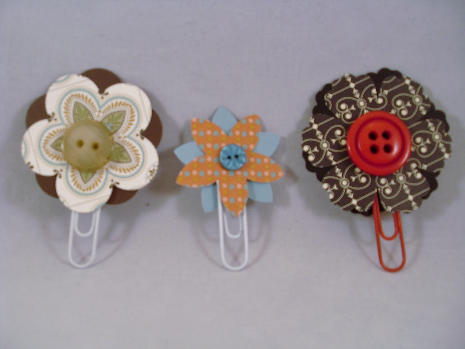Eileen's Stamping Corner: Paper Clip Bookmarks