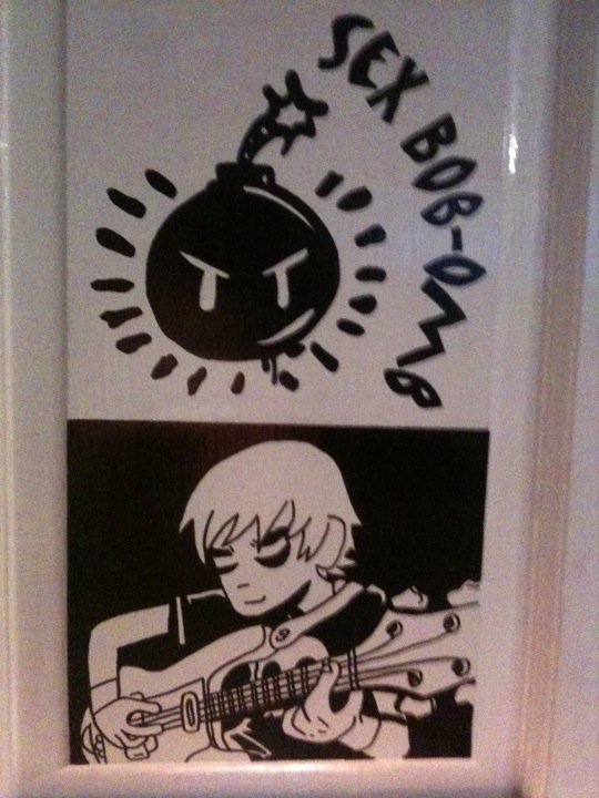 Loki Designs: Scott Pilgrim Door