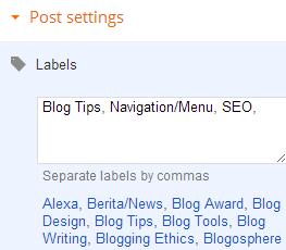 Memahami Karakteristik dan Cara Optimalkan Label Blogger