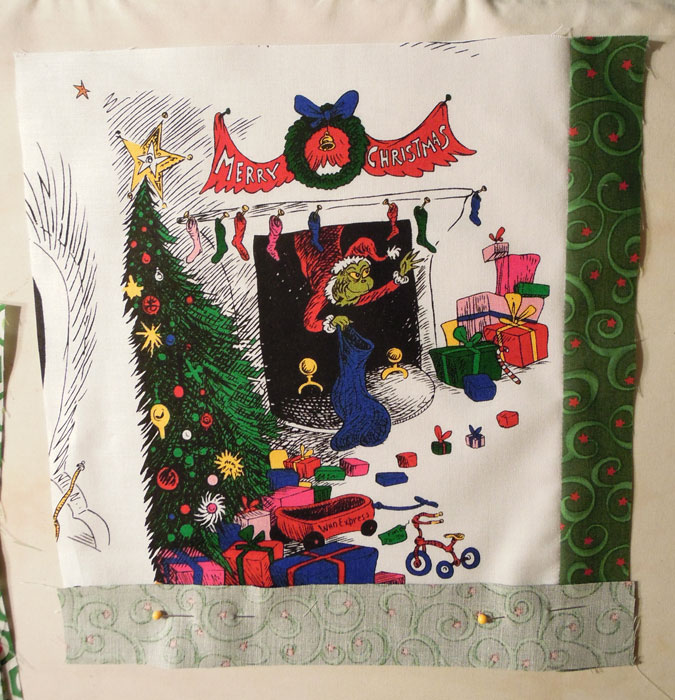 Holmade Laura: Winter Tags & Grinch Quilt