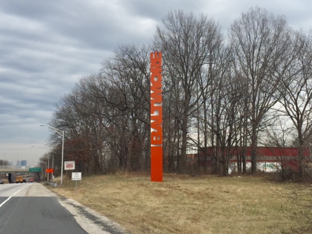 Community Architect Daily: Baltimore's new gateway signs
