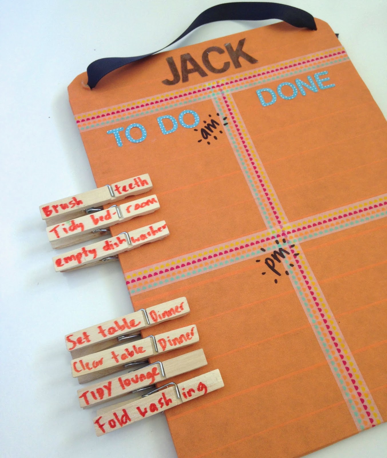 mousehouse: DIY Chore Charts with Scotch® Expressions Tape