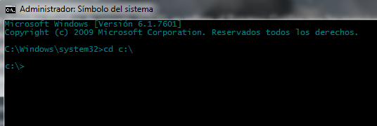Software93.1: Lenguaje de Comandos en Windows 7.
