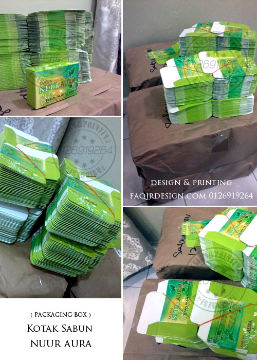 Design Grafik dan Percetakan: Tempah Kotak Sabun - Full Design