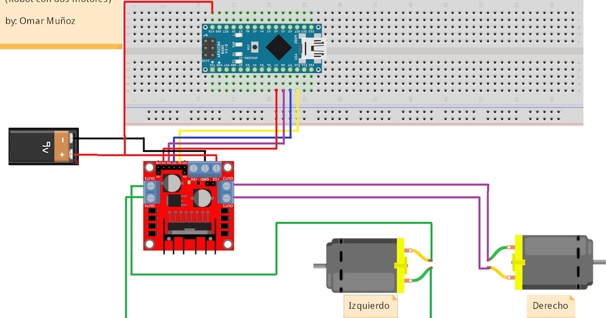 Mundo de Ciencia y Tecnología Educativa : Robot con dos motores ...