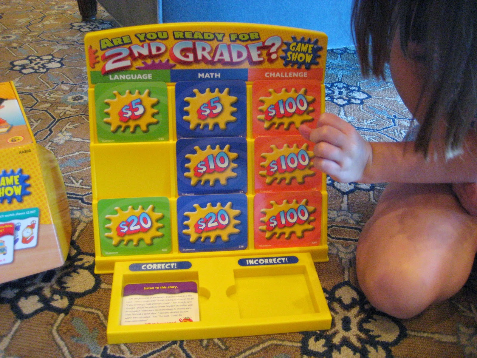 Finally in First: Fun Lakeshore Game