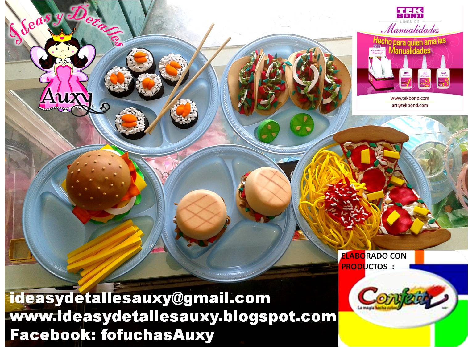 Ideas y Detalles Auxy: COMIDA DE FOMI