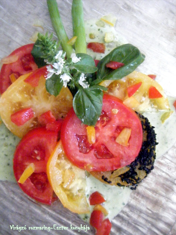 Virágzó rozmaring - Eszter konyhája: Tengeri hal paradicsom salátával