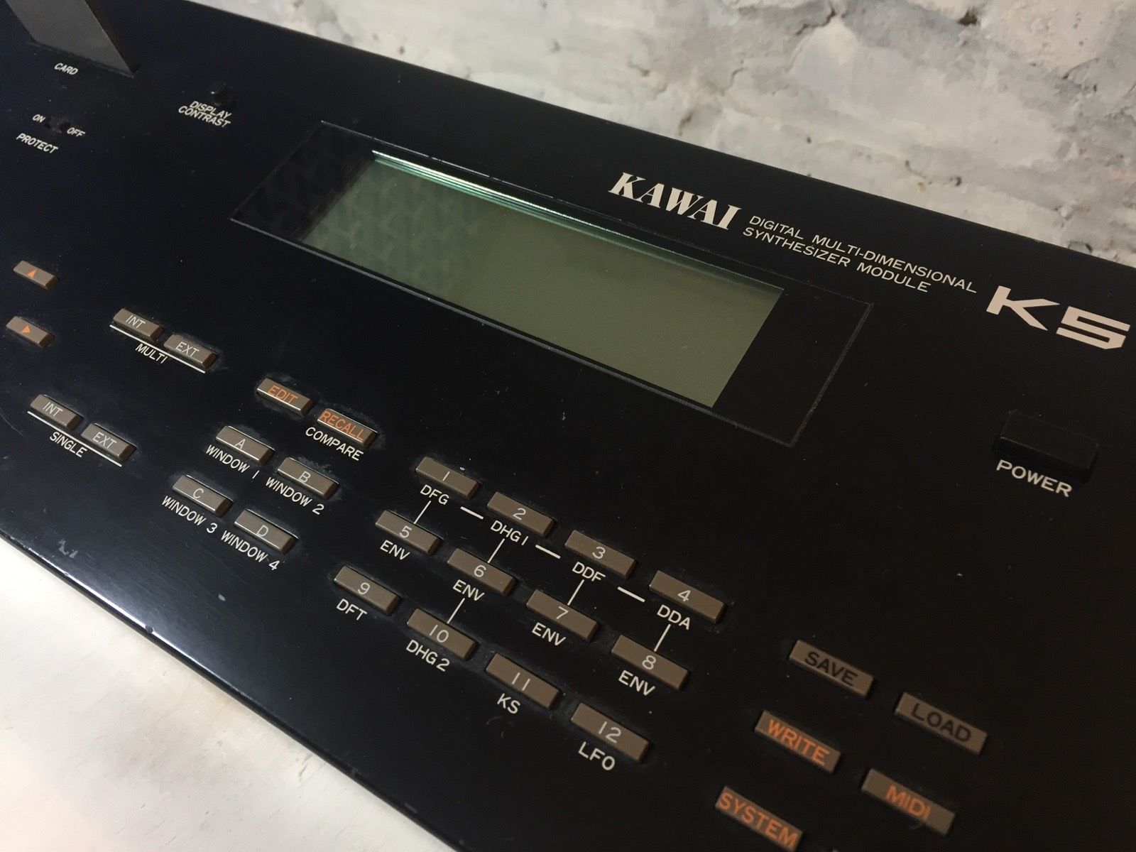 MATRIXSYNTH: Kawai K5M Rack Mount Additive Synthesizer w/DC-8 Memory Card