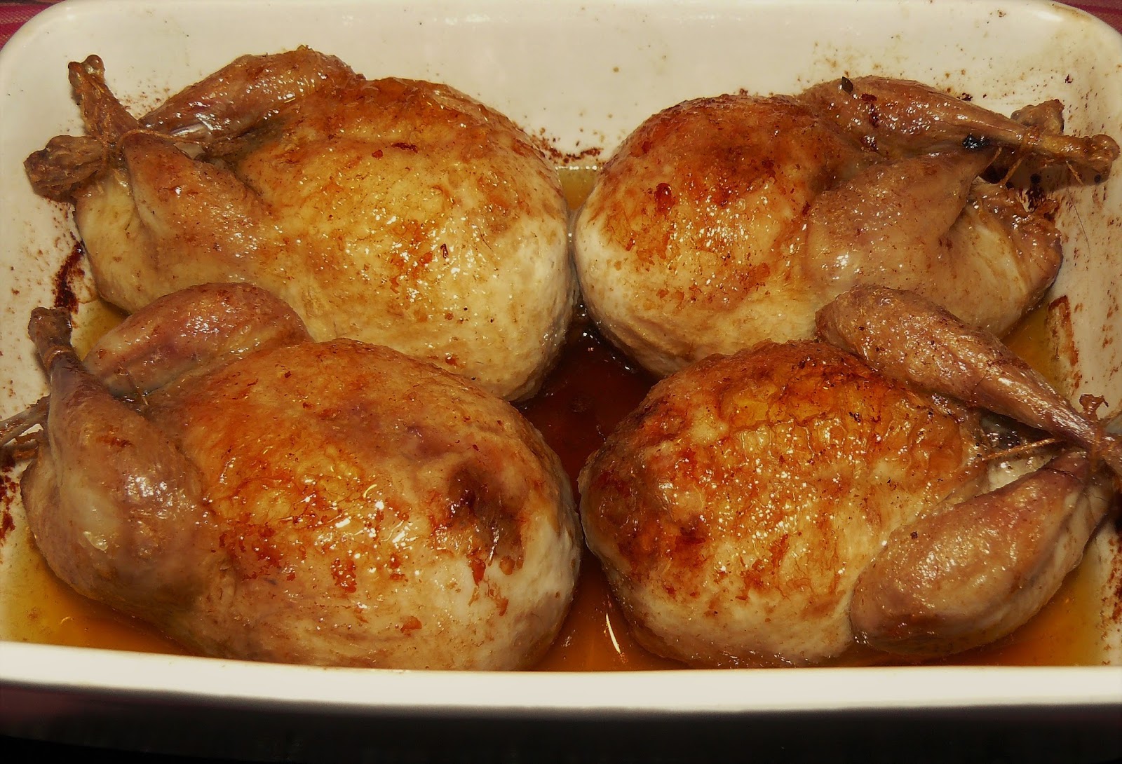 Outras Comidas: Codornizes recheadas