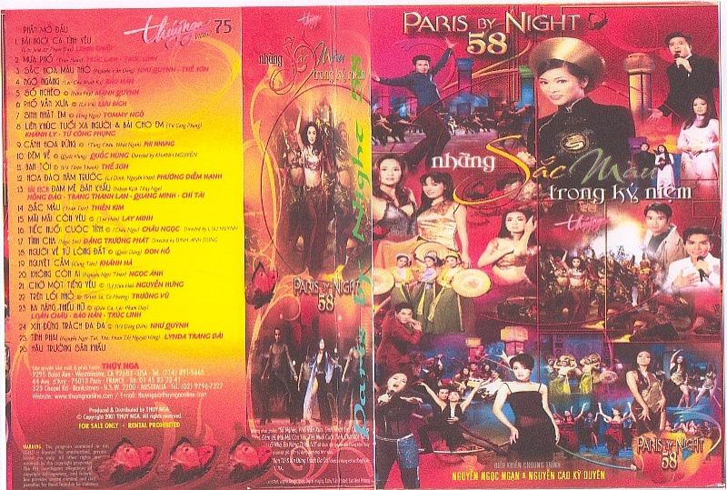 Thúy Nga Video 75 - Paris By Night 58 (Những Sắc Màu Trong Kỷ Niệm ...