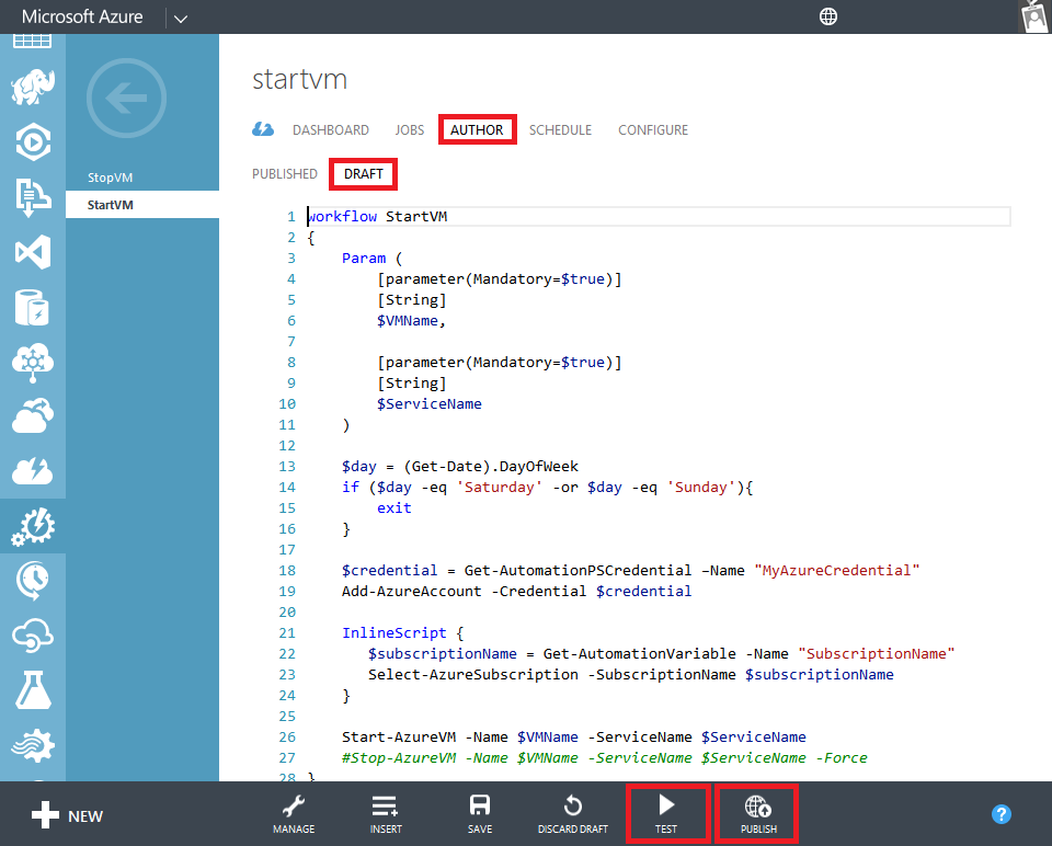 Liferay Azure Automation With Runbooks